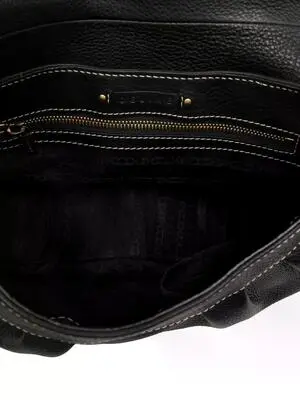 Celine Grained Leather Buckle Shoulder Bag
