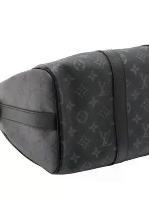 LOUIS VUITTON Monogram Eclipse Keepall Bandouliere 35 Satchel