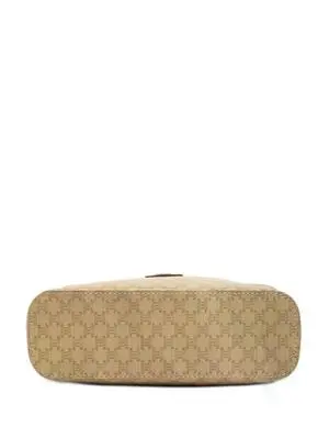 Celine 1996 Macadam Coated Canvas Vanity Bag - Neutrals