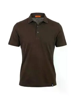 DRUMOHR Button-fastening Side-slit Polo Shirt