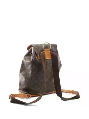 LOUIS VUITTON Monogram Montsouris Gm Backpack - Brown