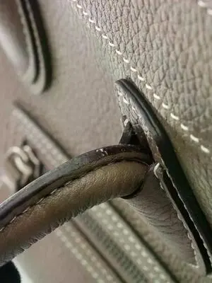 Celine Leather Luggage Tote Satchel - Neutrals
