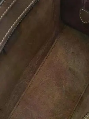 Celine Leather Luggage Tote Satchel - Neutrals