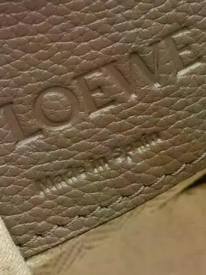 Loewe Soft Grained Calfskin Compact Hammock Bag Satchel - Grey
