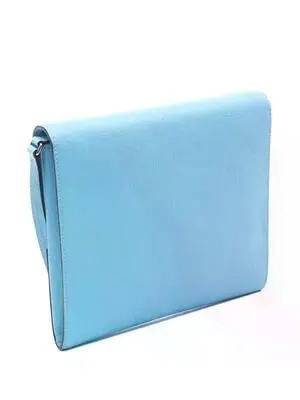 Hermès 2019 Chevre Cinhetic To Go Wallet Crossbody Bag - Blue