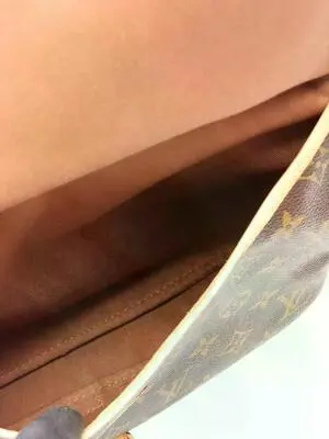 LOUIS VUITTON Monogram Saumur 30 Crossbody Bag - Brown