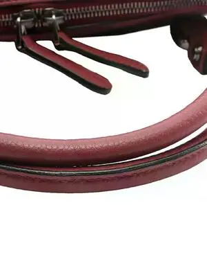 Gucci Gg Charm Dome Satchel - Red