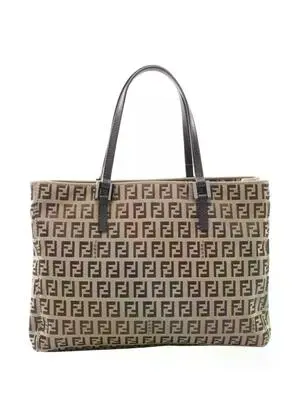 Fendi Zucchino Canvas Tote Bag