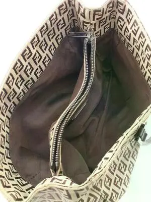 Fendi Zucchino Canvas Tote Bag