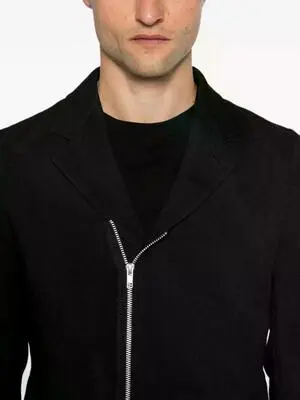 Comme Des Garçons Zip-fastening Blazer