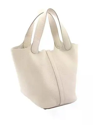 Hermès Clemence Picotin Lock 18 Handbag - Brown