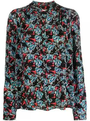 Zadig&Voltaire Tchin" Printed Silk Blouse