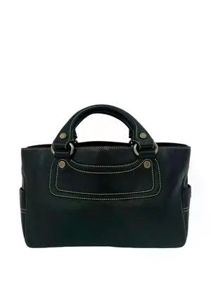 Celine Leather Boogie Handbag - Black