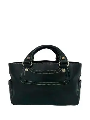 Celine Leather Boogie Handbag - Black