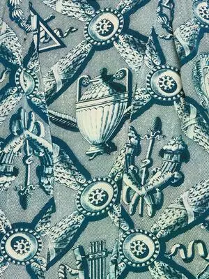 Gucci Kaleidoscope Print Silk Neck-tie Blouse