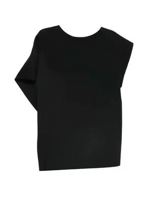 CFCL Asymmetric Sleeve Draped Top