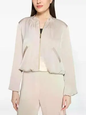 BETTY BARCLAY Gathered Zip-up Jacket
