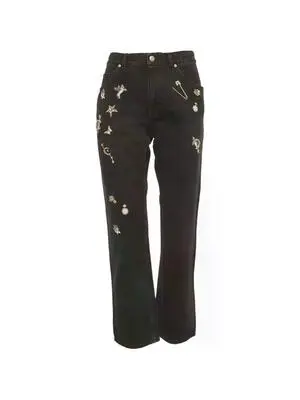 Alexander Mcqueen Straight Leg Jeans For Women