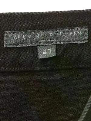 Alexander McQueen Embellished Straight Leg Jeans