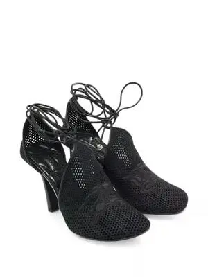 Burberry Pointed Toe Lace-up Stiletto Heel Pumps
