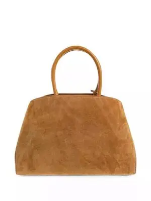 FERRAGAMO Calf Suede Tote Bag - Brown