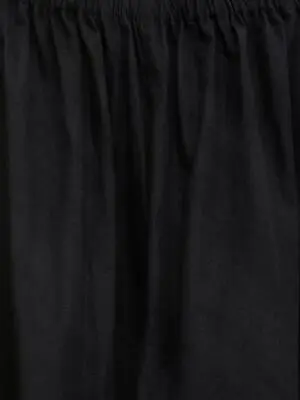 BASERANGE Elasticated Waistband Trousers - Black