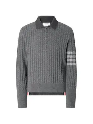Thom Browne 4-bar Polo Shirt