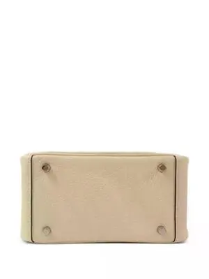 Hermès Mini Lindy Two-way Leather Tote Bag - Neutrals