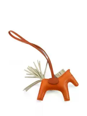 Hermès Rodeo Pm Horse Bag Charm - Orange