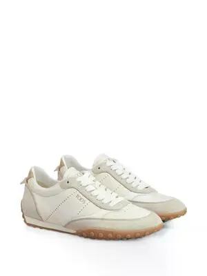 TOD'S Panelled Lace-up Sneakers - Neutrals