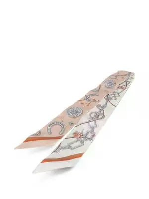 Hermès Twilly Graphic-print Scarf