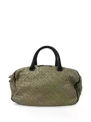 Bottega Veneta Intrecciato Houndstooth Handbag