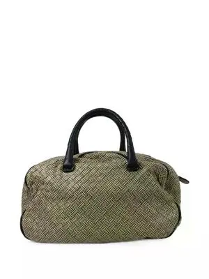 Bottega Veneta Intrecciato Houndstooth Handbag