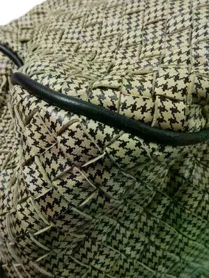Bottega Veneta Intrecciato Houndstooth Handbag