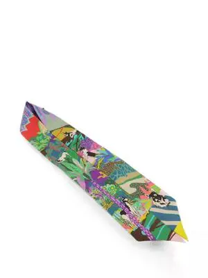 Hermès Twilly Dog-print Scarf