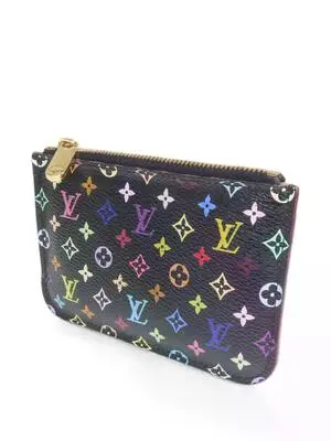 LOUIS VUITTON Monogram Multicolore Card Case - Black