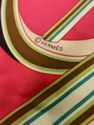 Hermès Roues De Phaeton Scarf