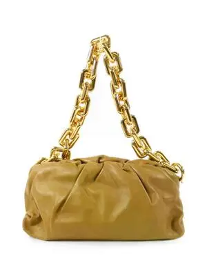 Bottega Veneta The Chain Pouch Leather Shoulder Bag - Brown