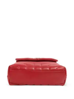 Saint Laurent Loulou Shoulder Bag - Red