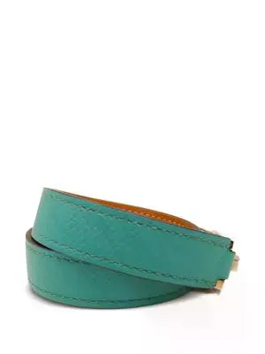Hermès Double Leather H-lock Bracelet