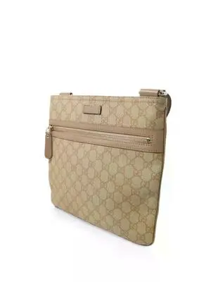 Gucci Gg Supreme Shoulder Bag - Neutrals