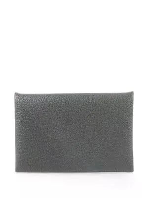 Hermès 2024 Calvi Card Case - Black