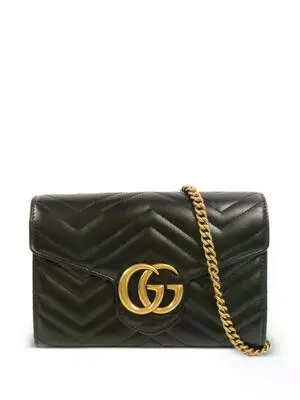 Gucci Gg Marmont Shoulder Bag - Black