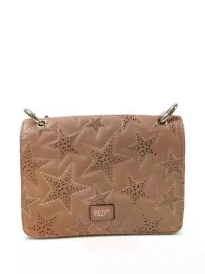 Valentino Garavani Star-perforated Leather Shoulder Bag