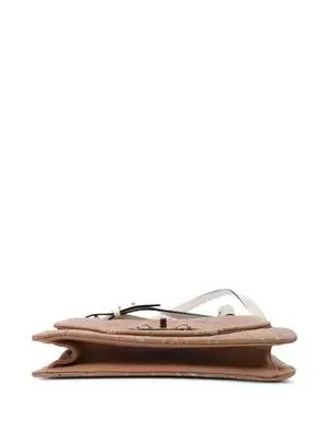 Valentino Garavani Star-perforated Leather Shoulder Bag