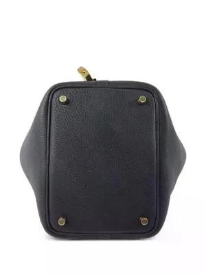 Hermès Pm Picotin Leather Tote Bag - Black