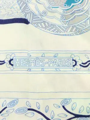 Hermès Graphic-print Scarf