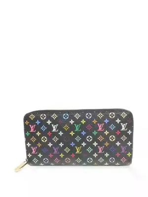 LOUIS VUITTON Zippy Monogram-pattern Wallet - Black
