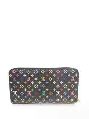 LOUIS VUITTON Zippy Monogram-pattern Wallet - Black