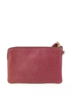 COACH VINTAGE Logo Plaque Wristlet Pouch